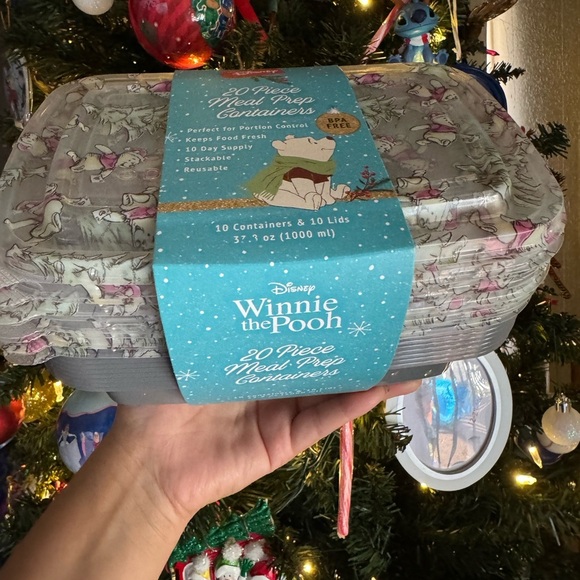 Disney | Holiday | Disney Winnie The Pooh 2 Piece Meal Prep Containers ...